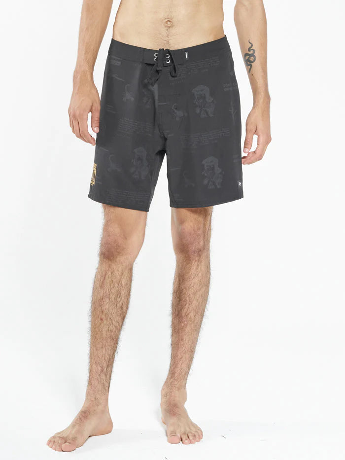 Future Feelings Past Problems Boardshort - Black – lobo nosara